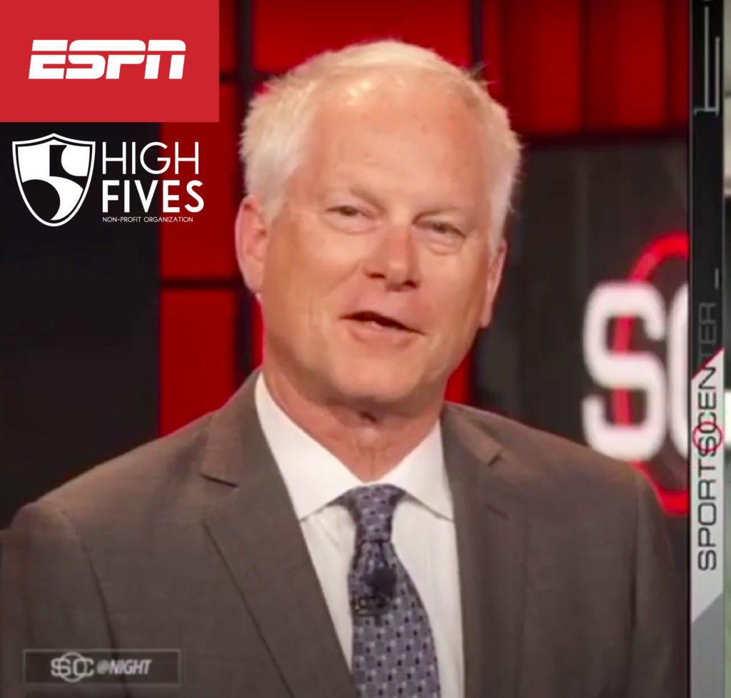 Roy Tuscany Joins The ESPN SportsCenter | High Fives Foundation