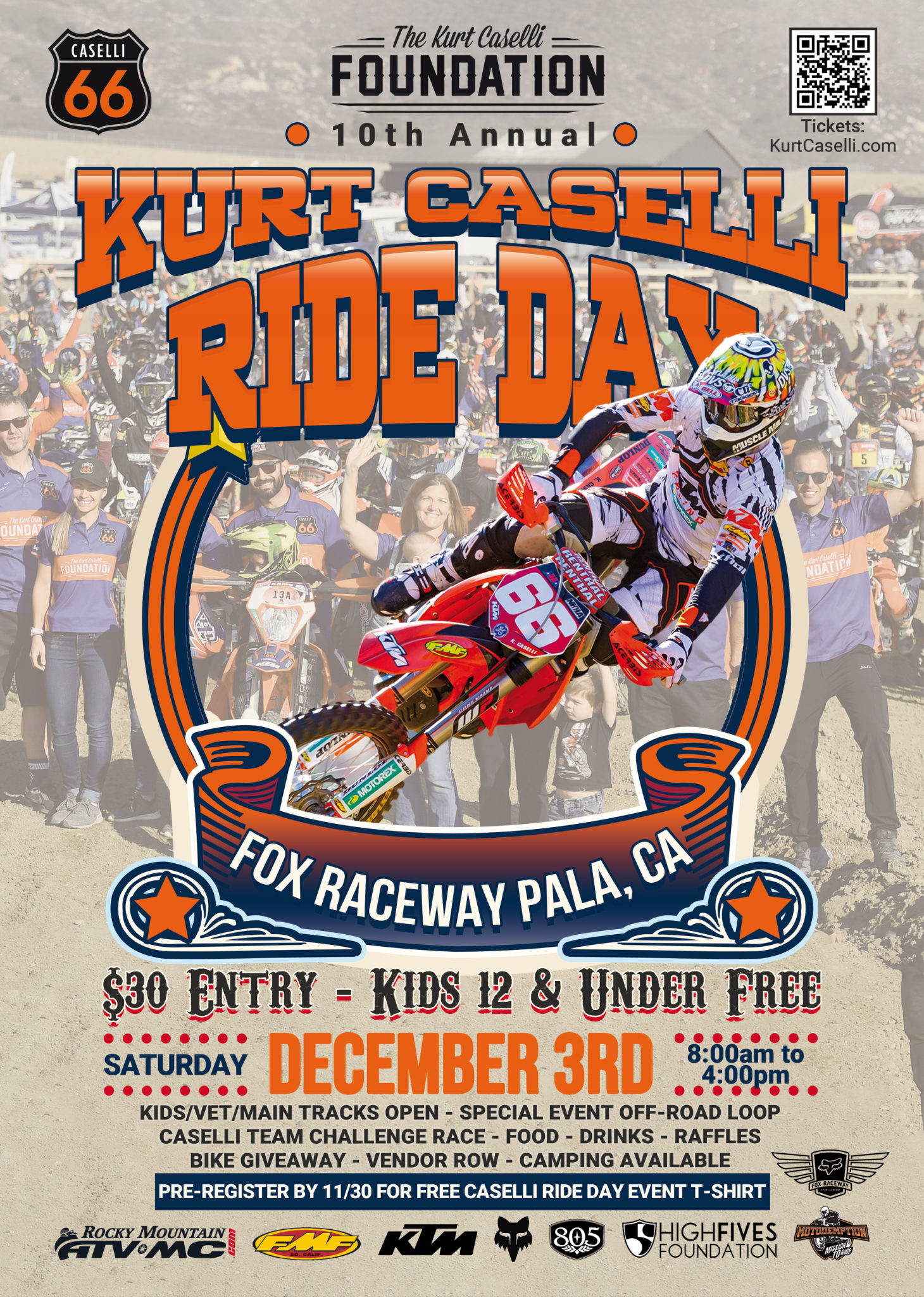 10th Annual Kurt Caselli Ride Day December 3rd At Fox Raceway | High ...