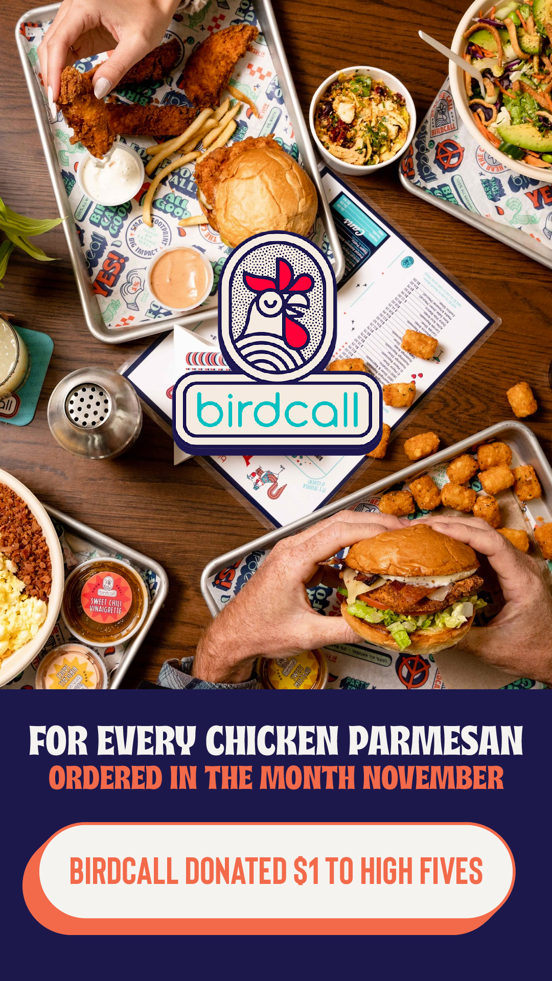 Birdcall x High Fives Foundation: Crispy Chicken for Charity | High Fives Foundation