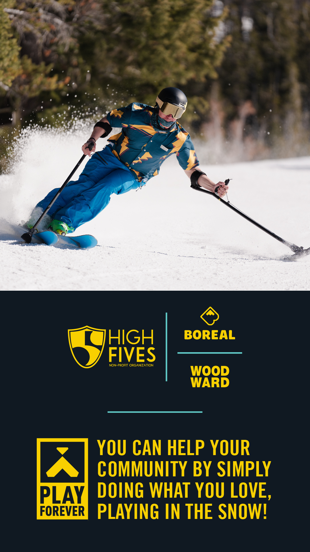 Play Forever Fridays at Boreal Mountain | High Fives Foundation