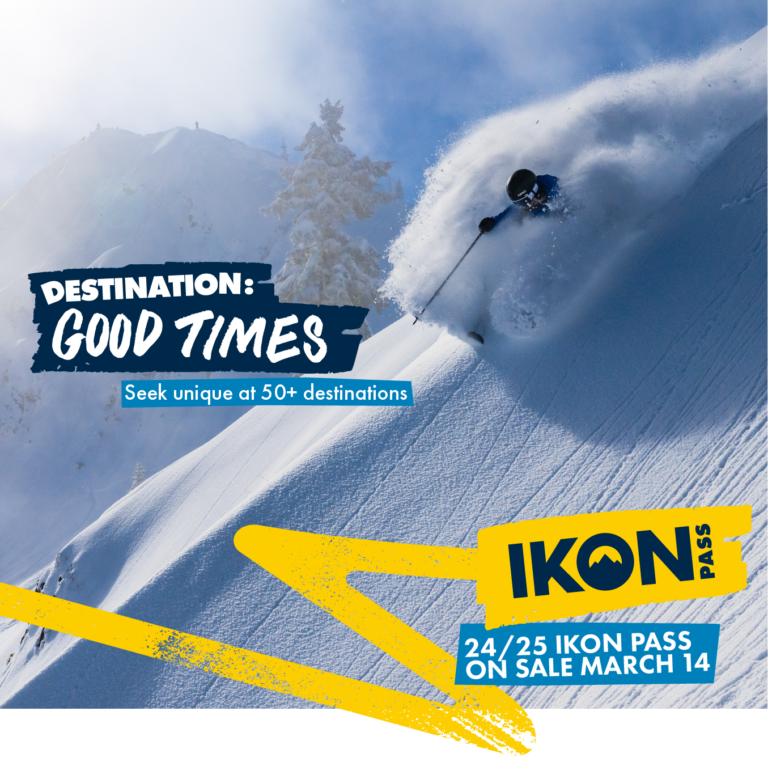 24/25 Ikon Pass on sale March 14, Purchase Through High Fives Affiliate ...