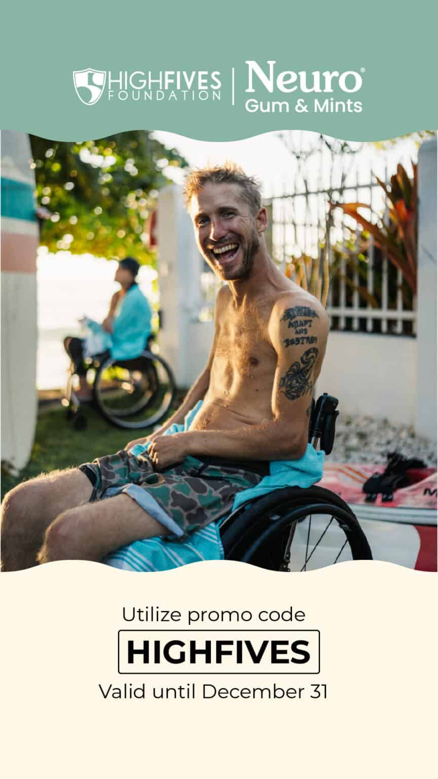 Neuro Gum | December Give Back | High Fives Foundation